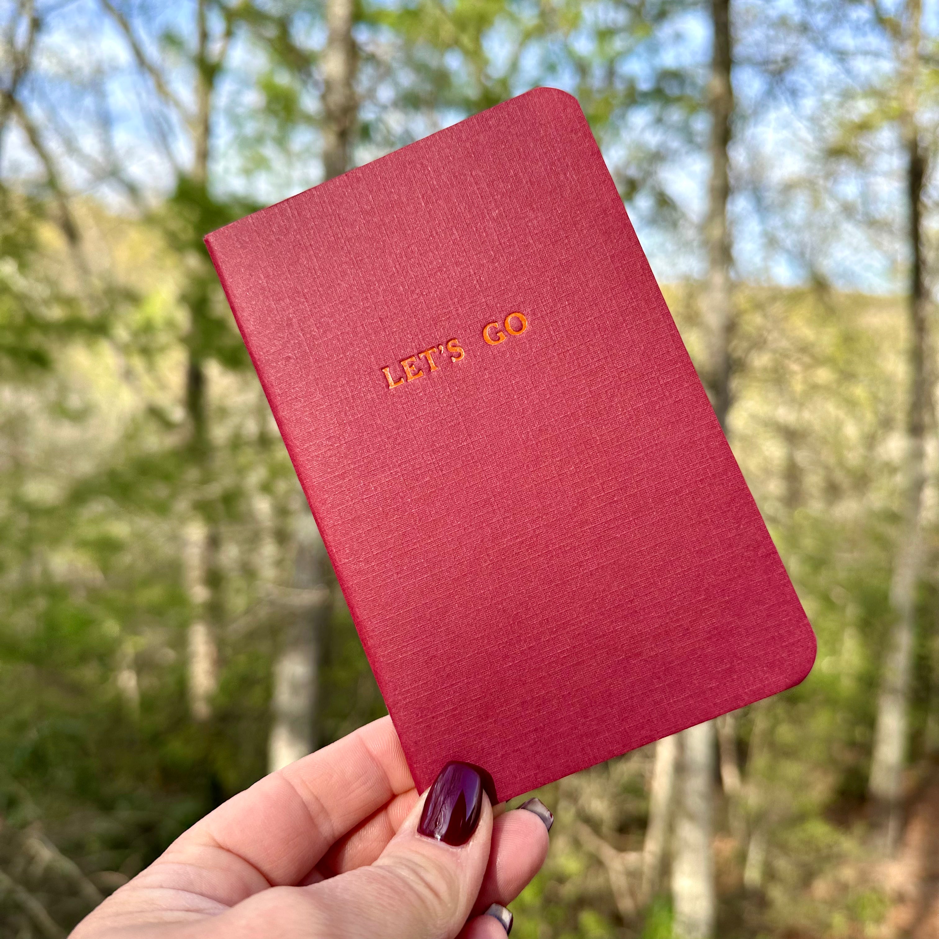 Maroon Pocket Notebook – The Burg Box